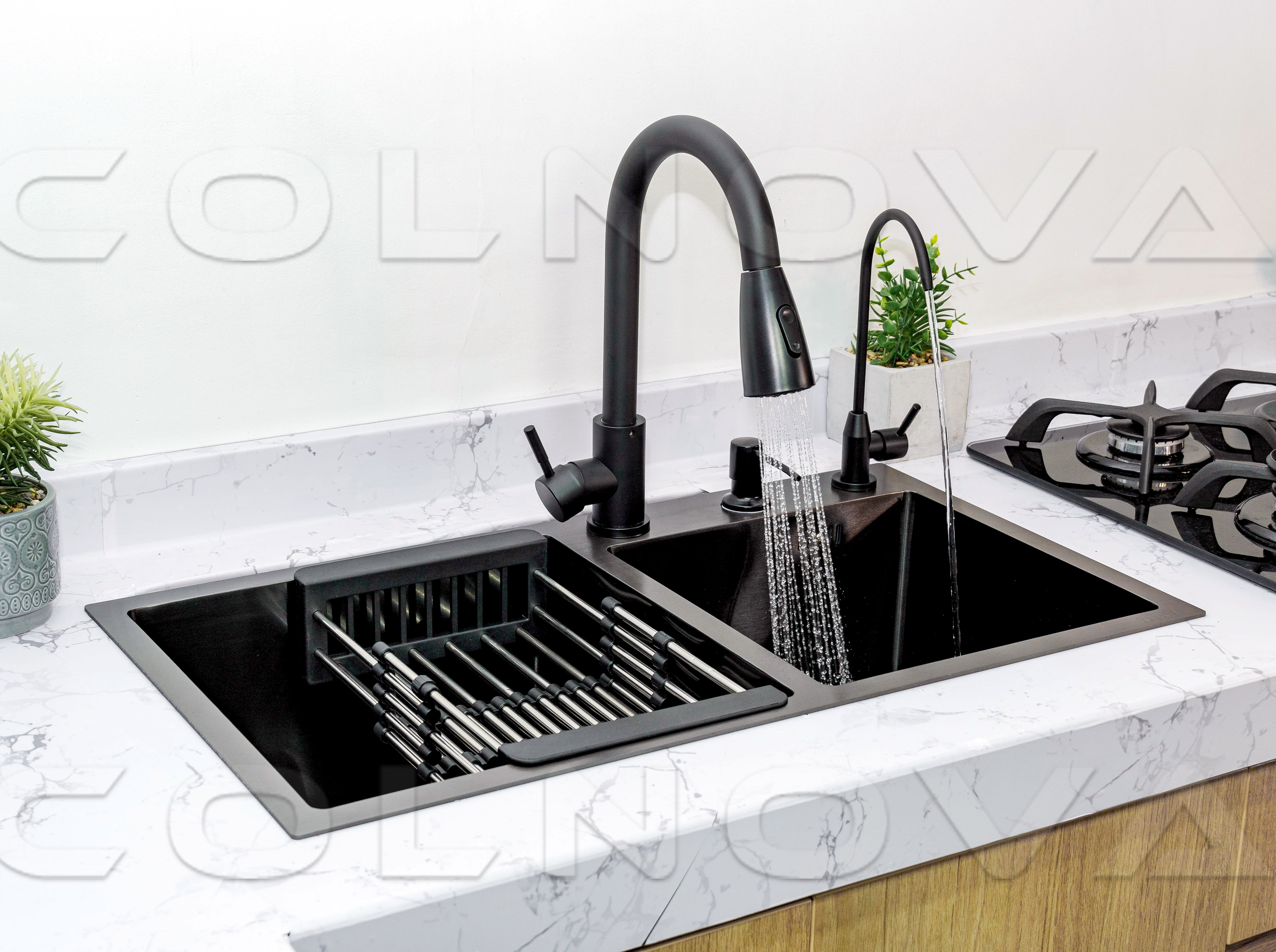 Lavaplatos Moderno Acero Inoxidable Basic – Colnova.co